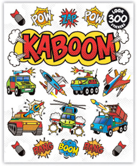 Kaboom Sticker Book – 300 Stickers | Craft Vault