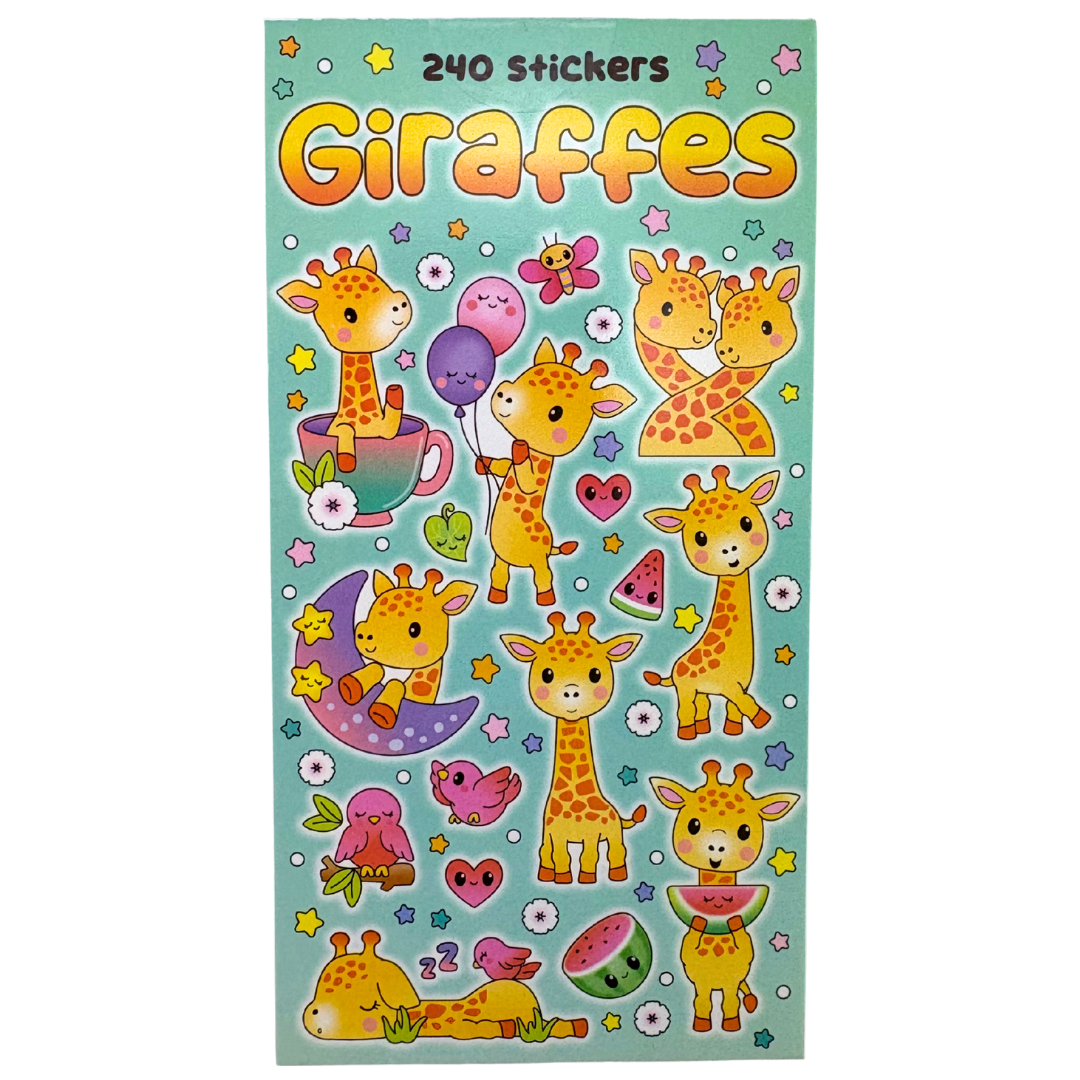 Sticker Books - Giraffes 240 Stickers – Craft Vault