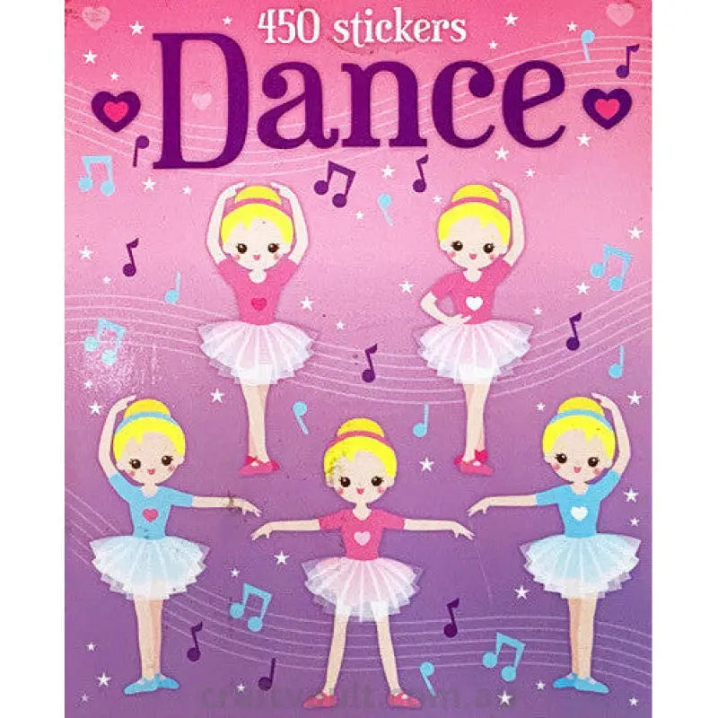 Sticker Books Dance 450 Stickers – Craft Vault