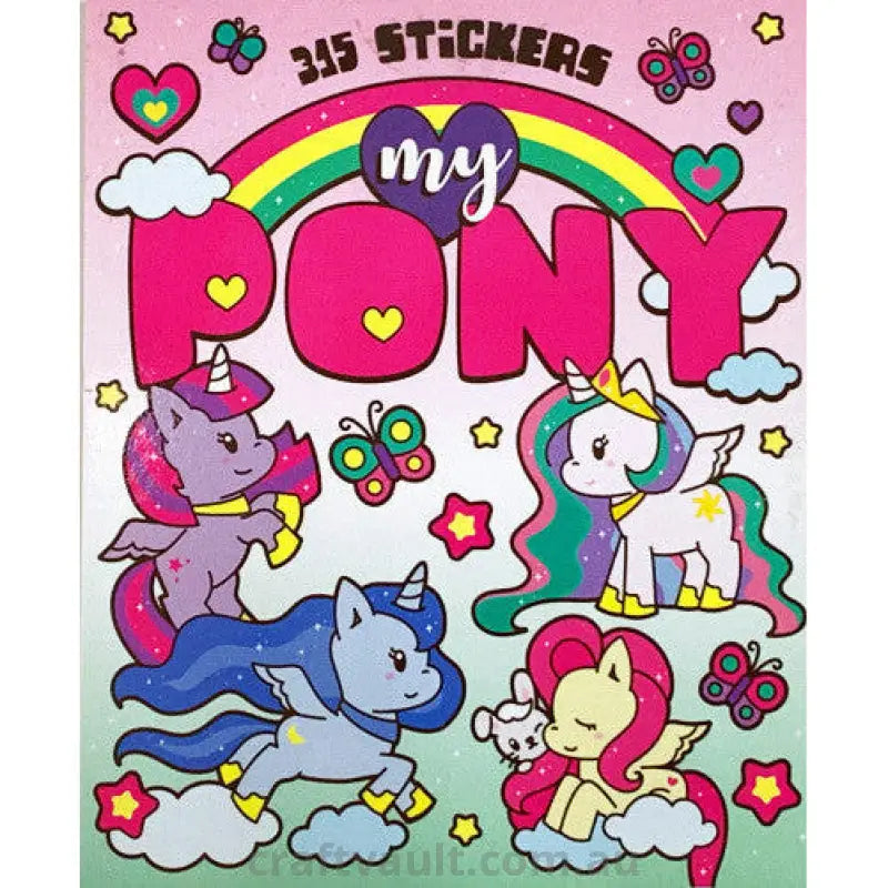 Sticker Books My Pony 315 Stickers – Craft Vault