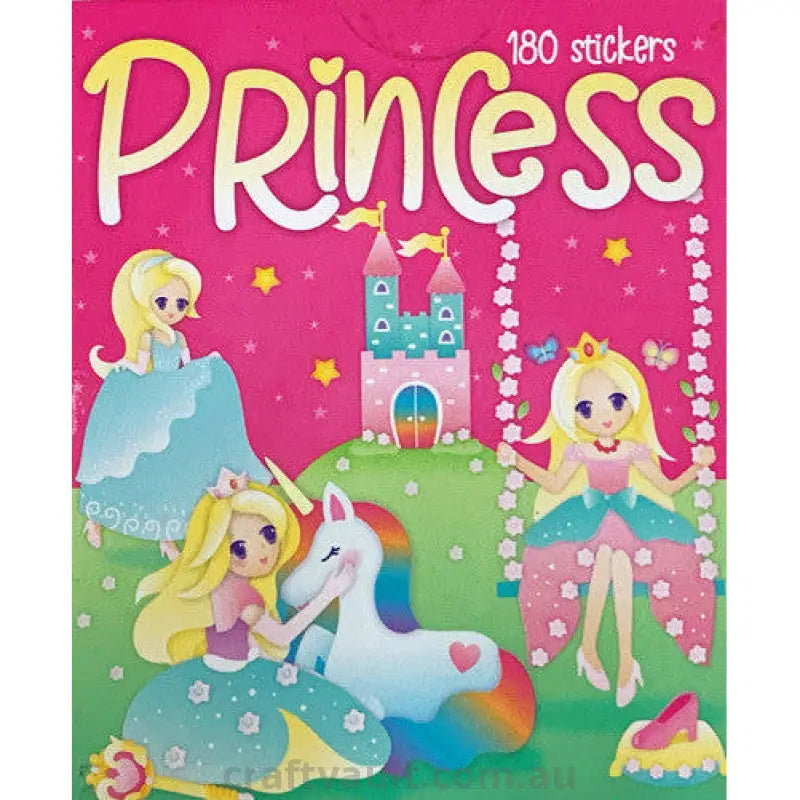 Sticker Books Princess 180 Stickers – Craft Vault