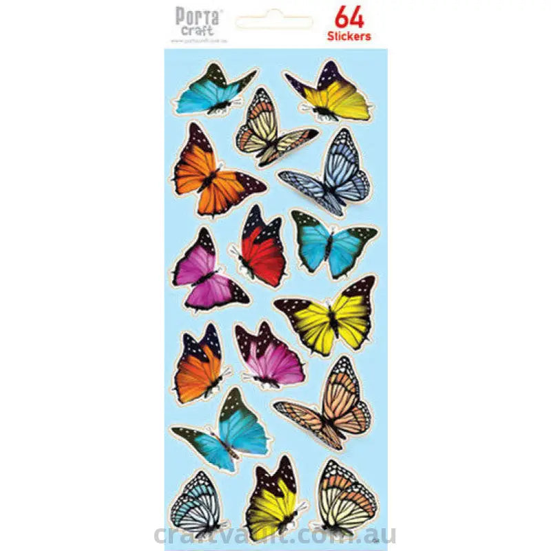 Sticker Sheets #4 Butterfly – Craft Vault